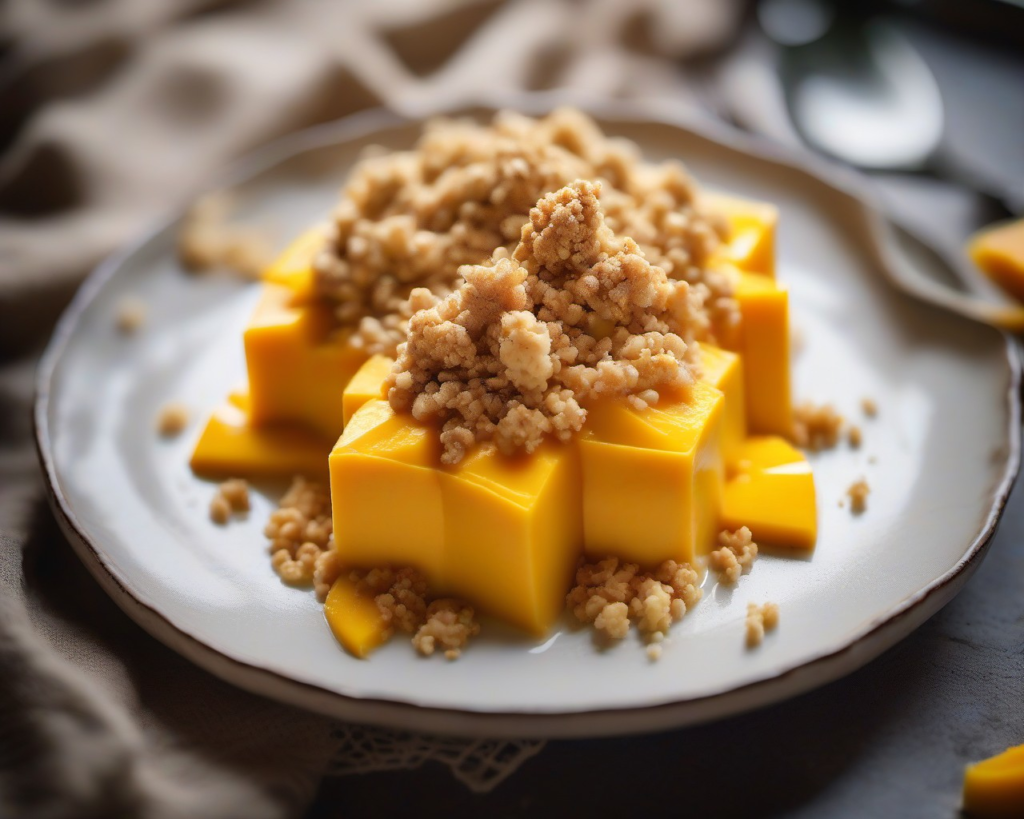 La Douceur de Casamance: Crémeux Mangue-Coco et Son Crumble de Mil ...