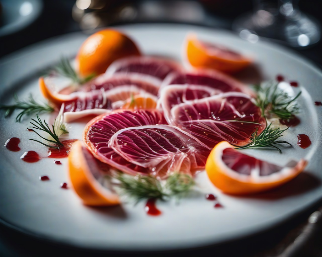 Étreinte de la Méditerranée: Carpaccio de Pageot aux Saveurs d'Hiver ...